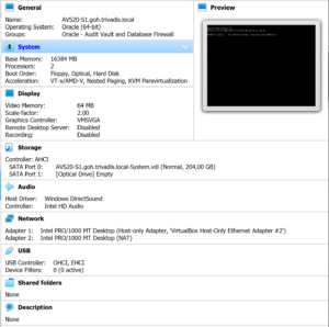 Installation of Oracle Audit Vault Server 20.1 – DBA Blog